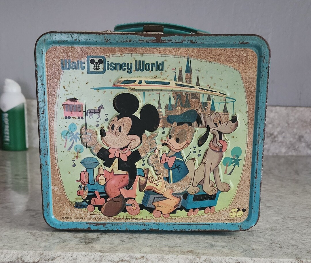 50th Anniversary Metal Disney Lunchbox - Etsy