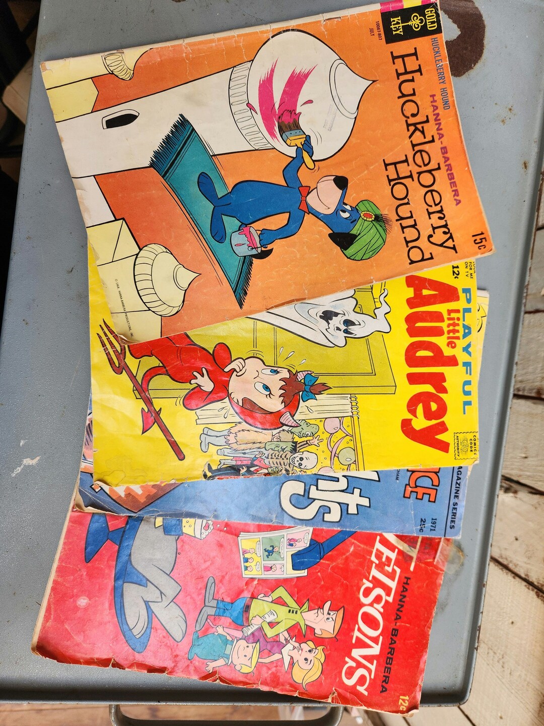 Vintage 1960's Comic Books Huckleberry Hound Playful Little Audrey ...