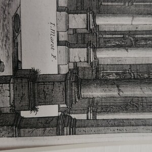 Baroque Drawing Sketch by I. Marot - Etsy