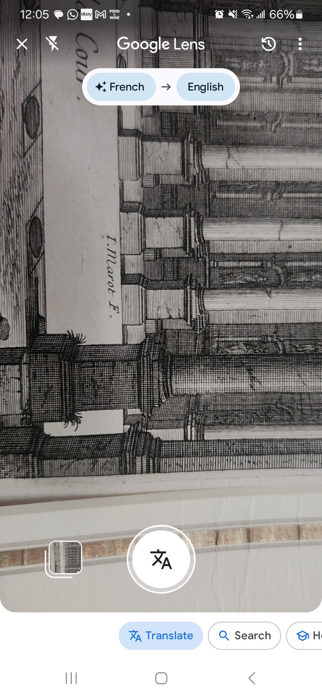 Baroque Drawing Sketch by I. Marot - Etsy