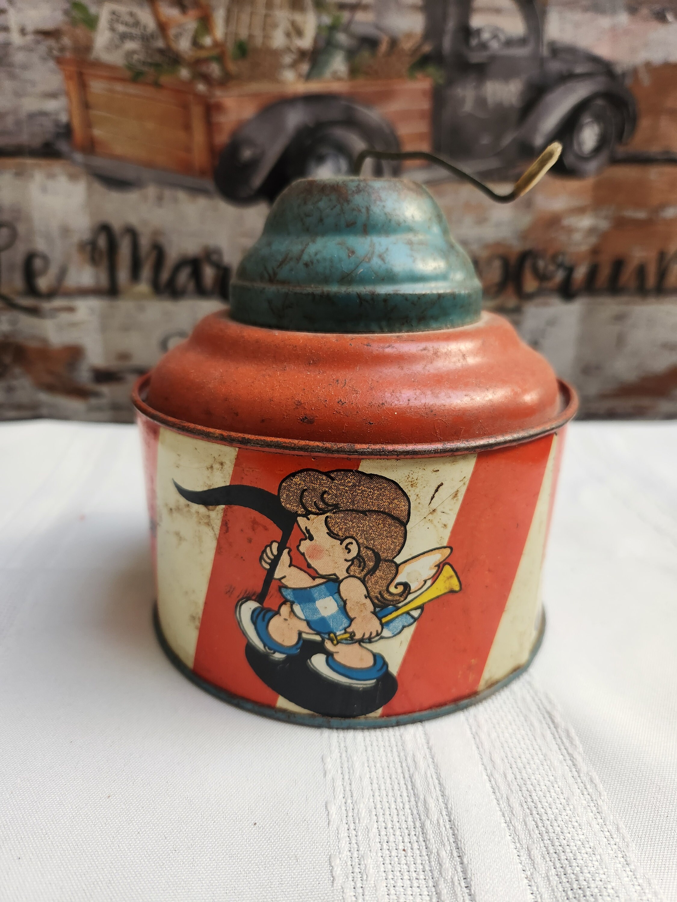 Vintage Ohio Arts 1940s Lithographed Steel Music Box Toy - Etsy
