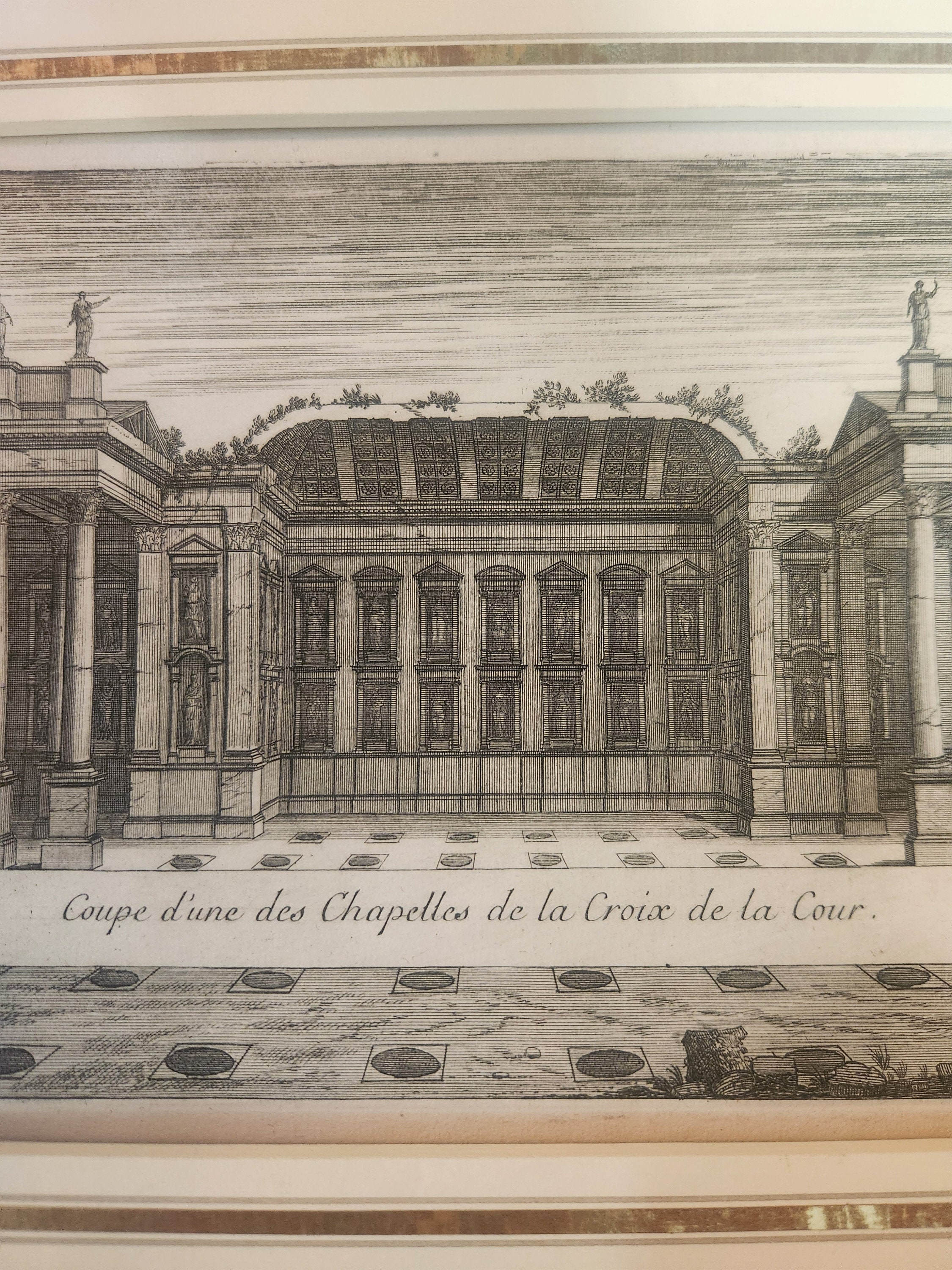 Baroque Drawing Sketch by I. Marot - Etsy