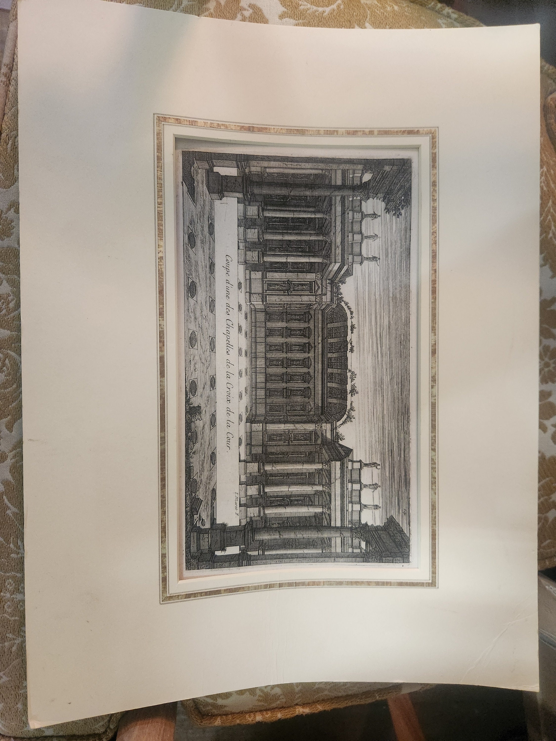 Baroque Drawing Sketch by I. Marot - Etsy