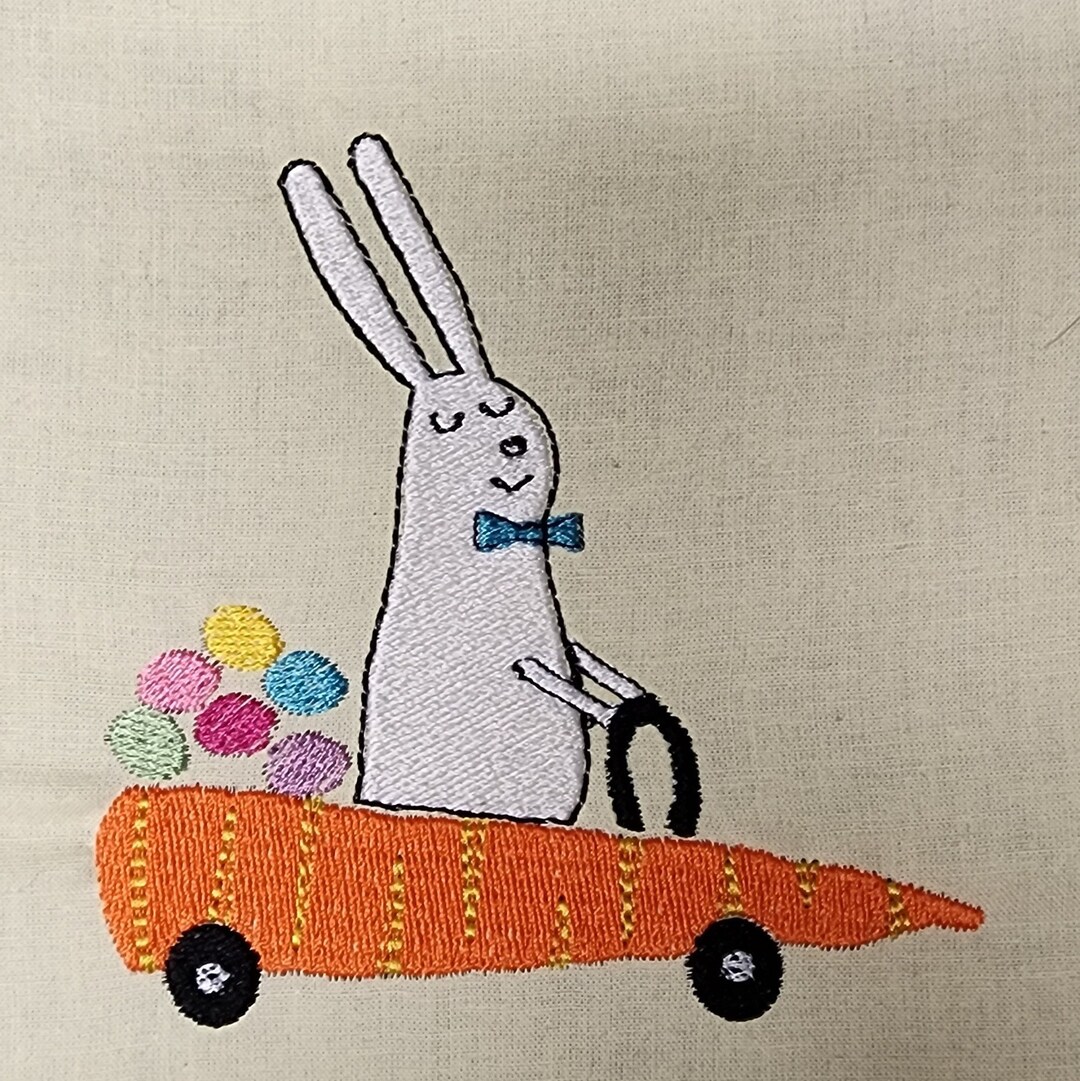 Carrot Car With Bunny - Etsy