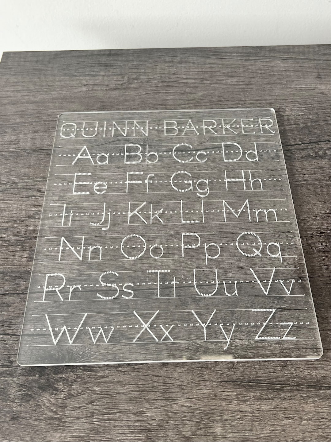 Personalized Tracing Board - Etsy