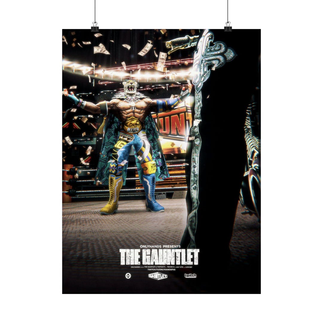 Gauntlet Poster 7/12/25 | Redemption - Etsy