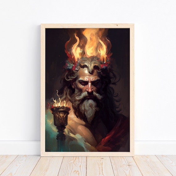 Zeus And Hades Painting