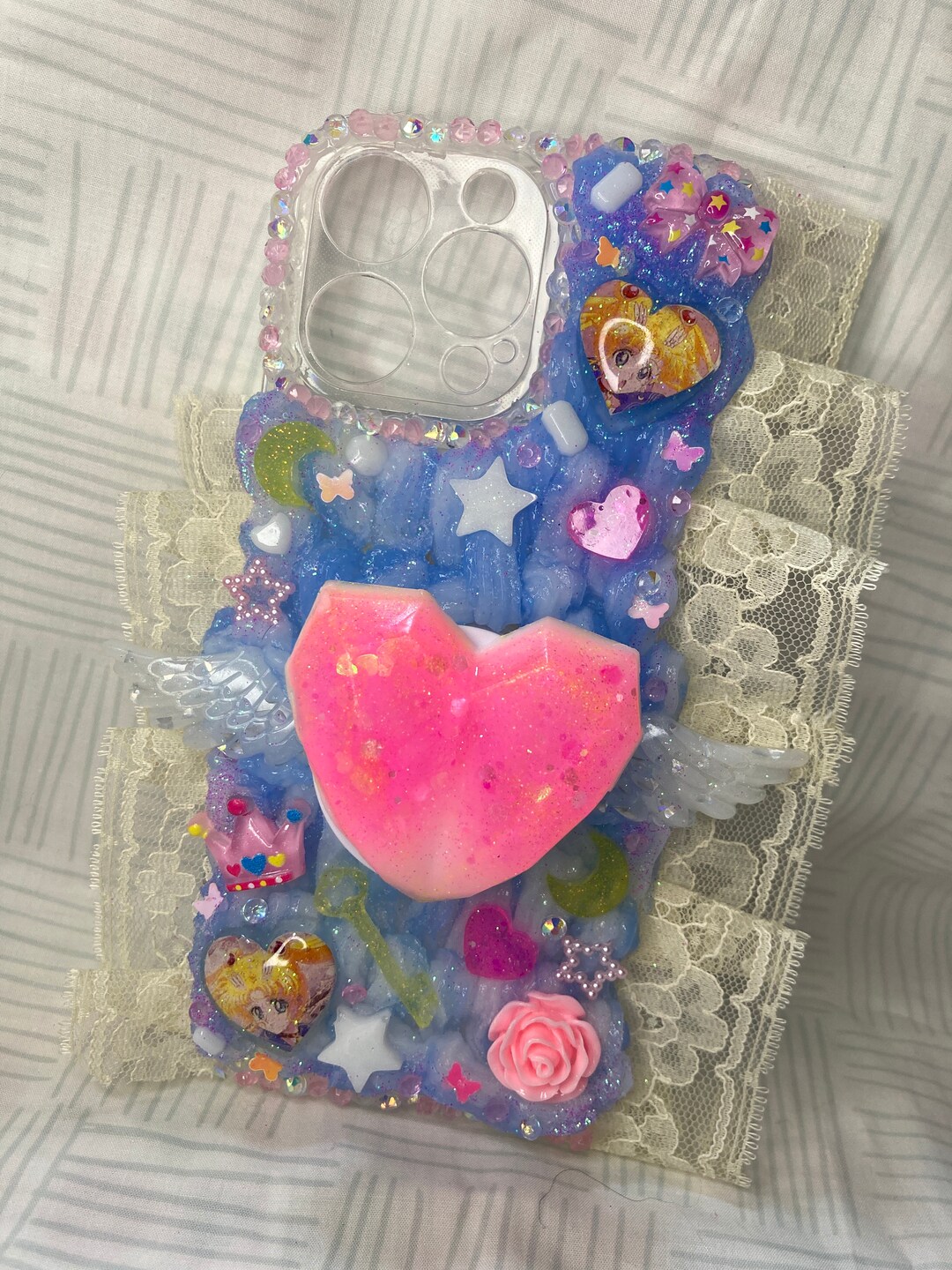 Sailor Moon iPhone 12 Decoden Case - Etsy
