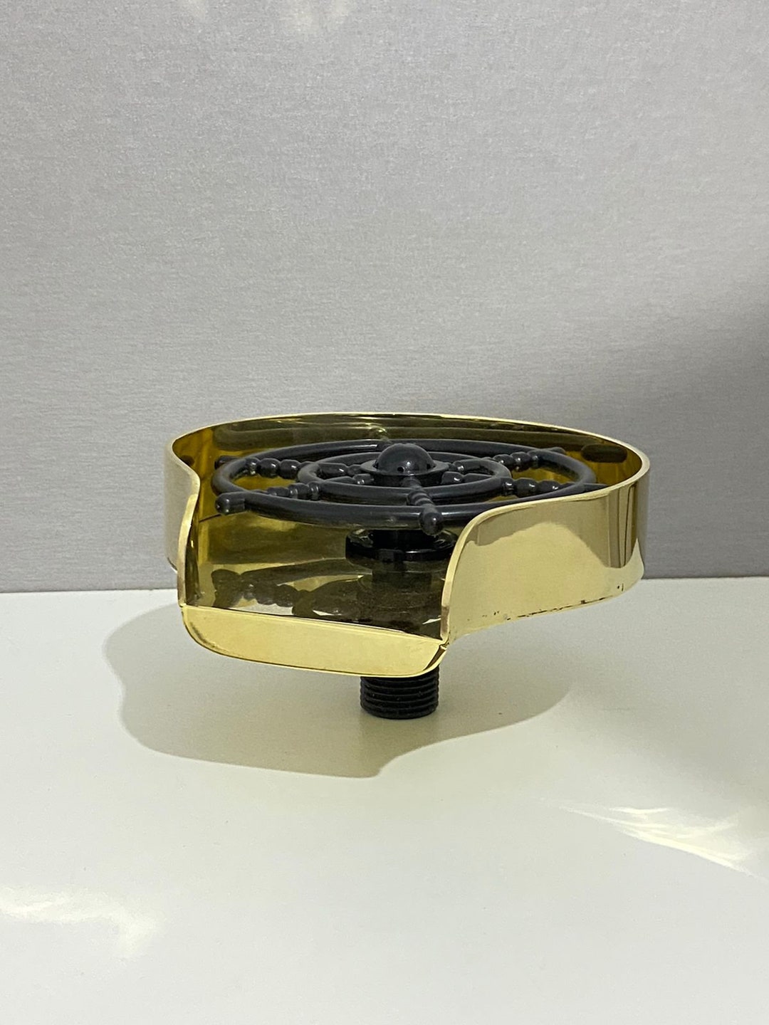 Solid Brass Glass Rinser for Kitchen Sink Heavy Brass Bottle - Etsy