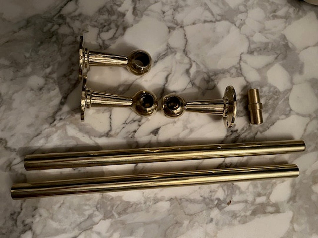 Unlacquered Solid Brass Hanging Pot and Pan , Brass Hanging Hook ...