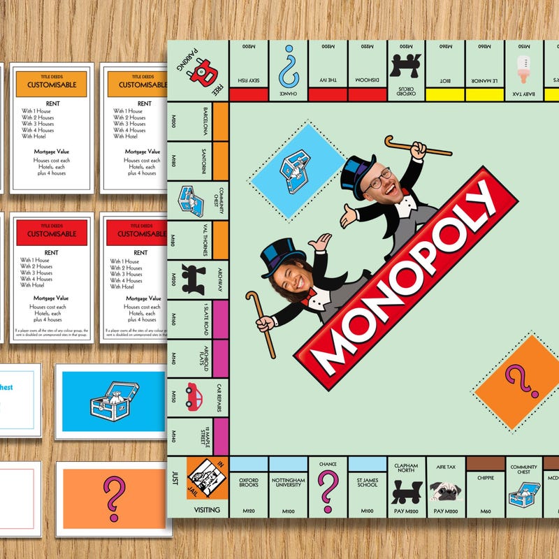 Monopoly vorlage karten - Etsy.de