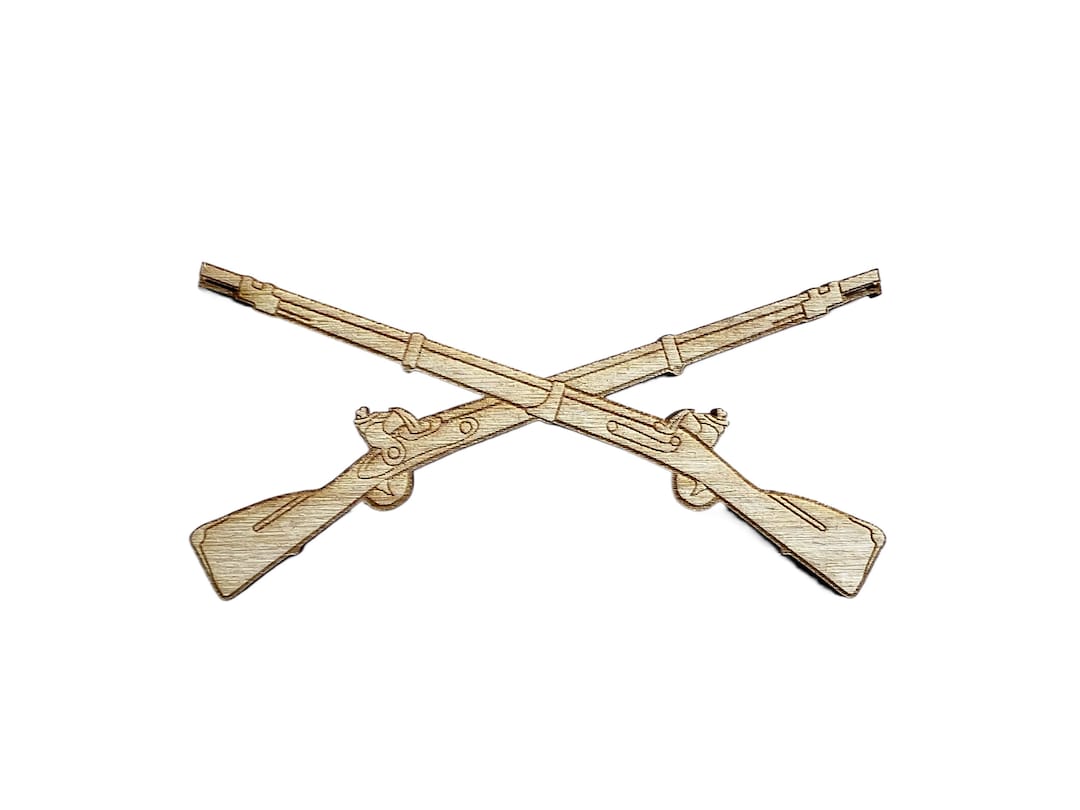 US Army Infantry Branch Insignia Laser Cut for Diy-various Sizes Light ...