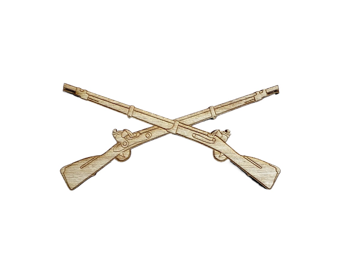 US Army Infantry Branch Insignia Laser Cut for Diy-various Sizes Light ...