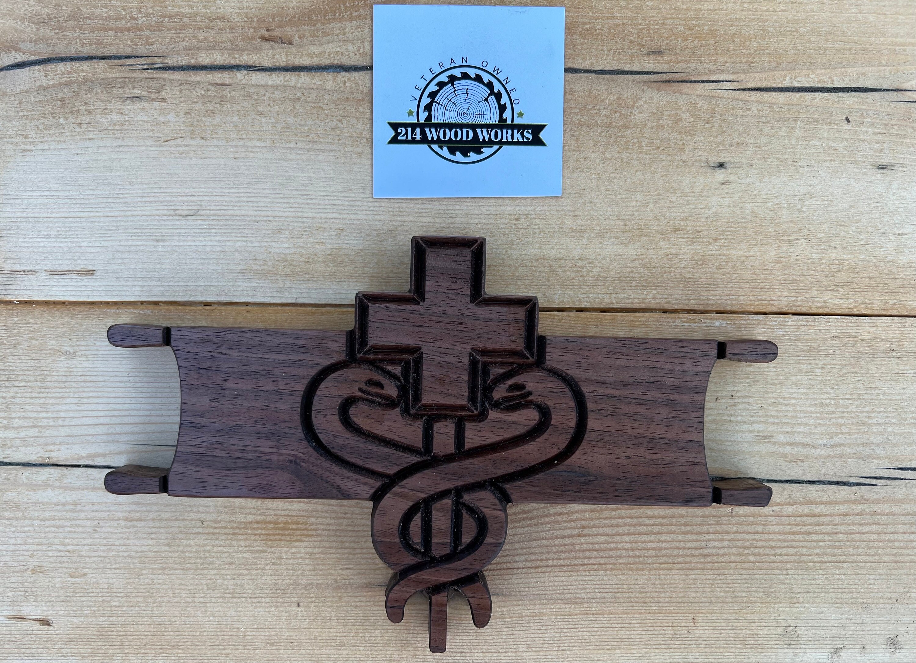 Wooden Army Medical Badge - Etsy