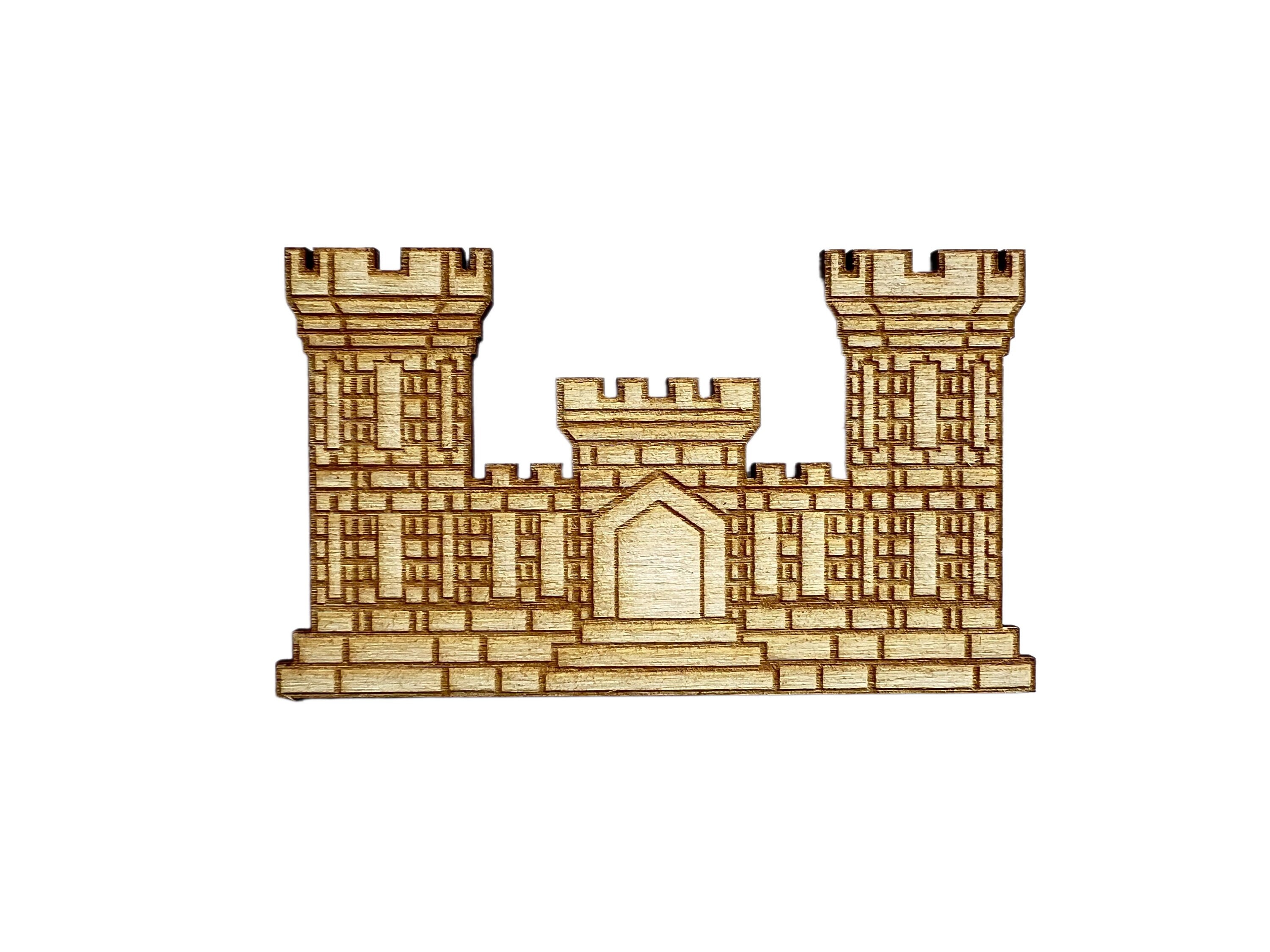 US Army Engineer Branch Insignia Laser Cut for Diy-various Sizes Light Style - Etsy