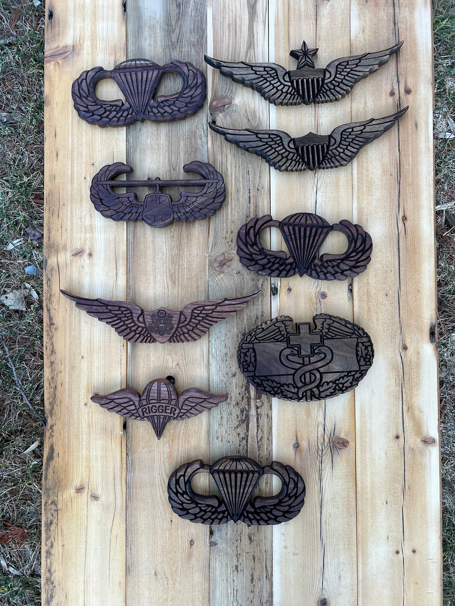 Wooden Army Drill Sergeant Badge - Etsy