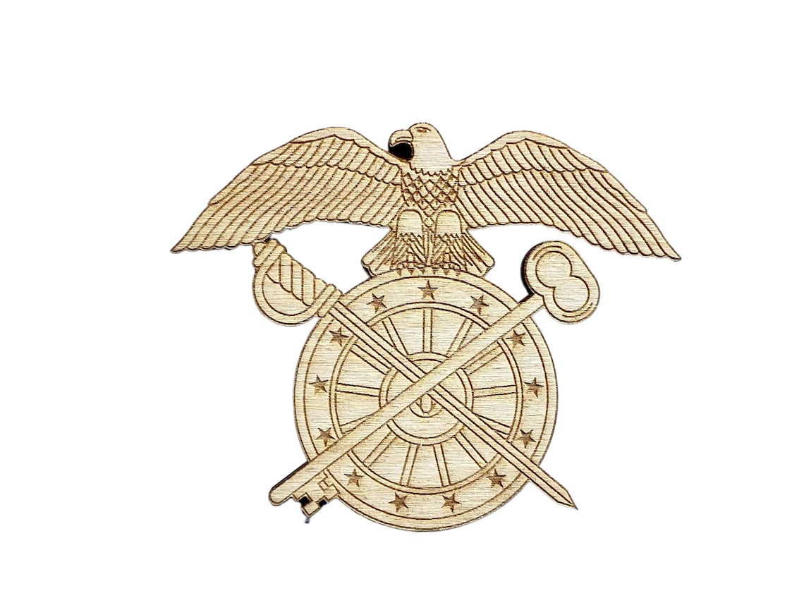 US Army Quartermaster Branch Insignia Laser Cut for Diy-various Sizes ...