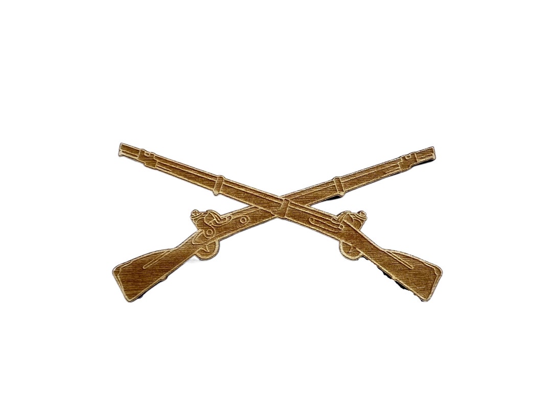 US Army Infantry Branch Insignia Laser Cut for Diy-various Sizes - Etsy