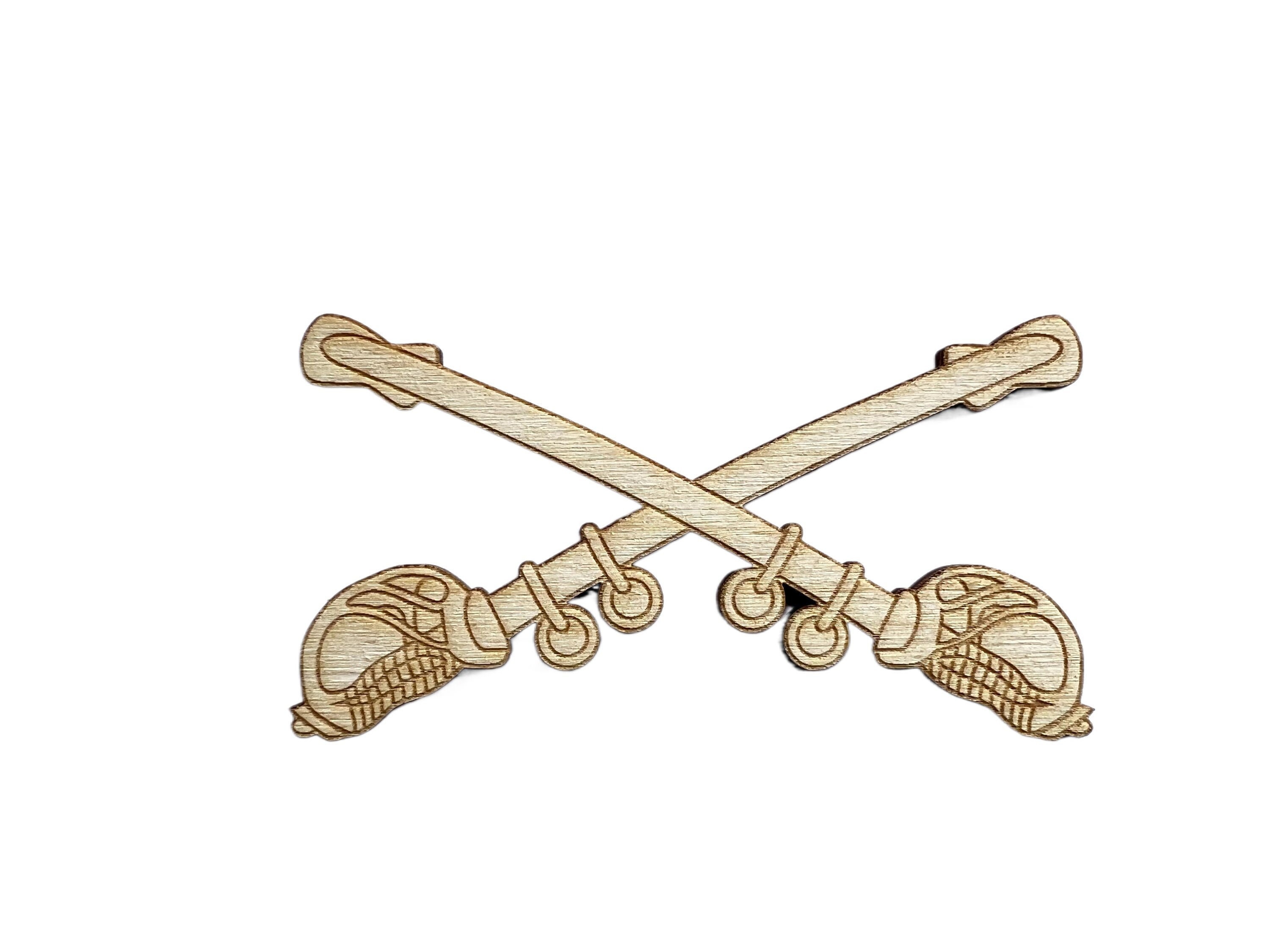 US Army Calvary Branch Insignia Laser Cut for Diy-various Sizes Light ...