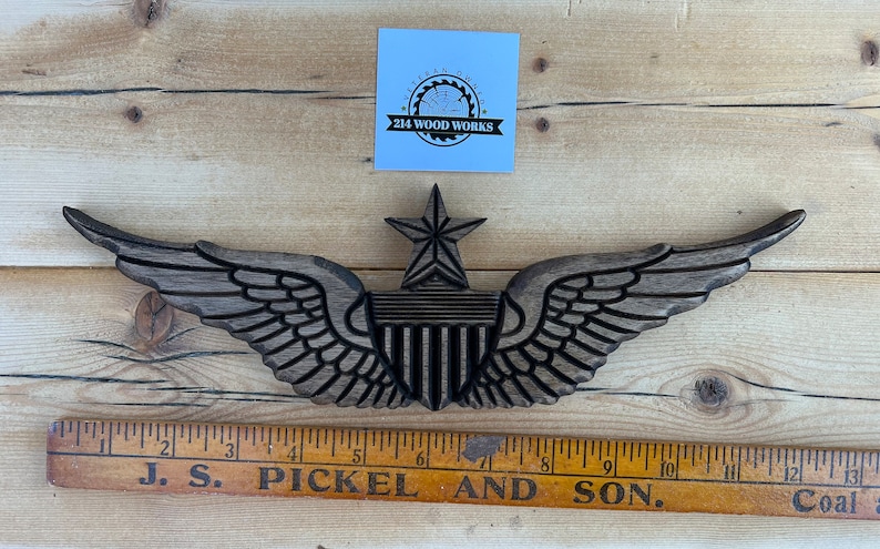 Wooden Army Aviator Wings - Etsy