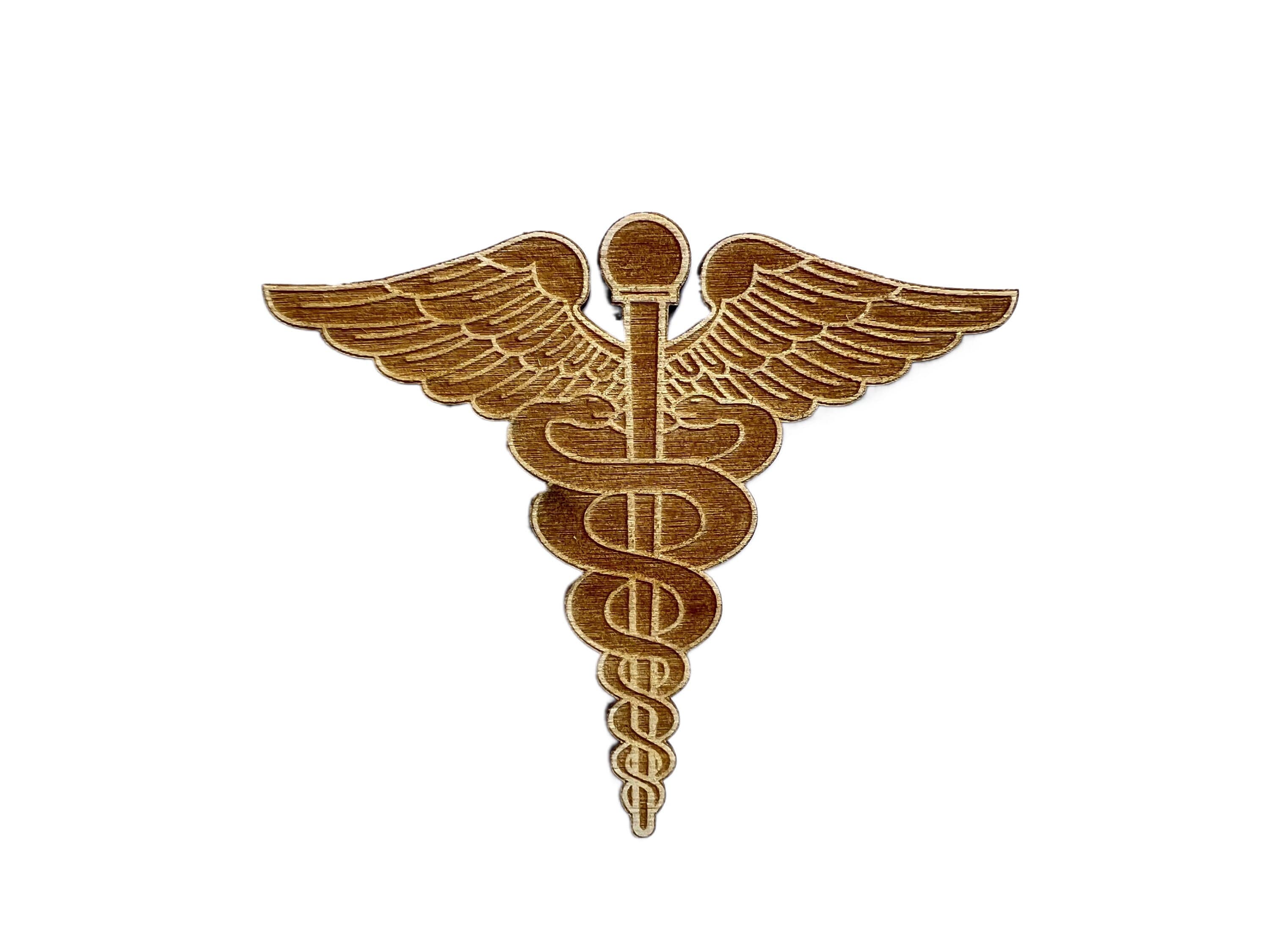 US Army Medical Branch Insignia Laser Cut for Diy-various Sizes - Etsy