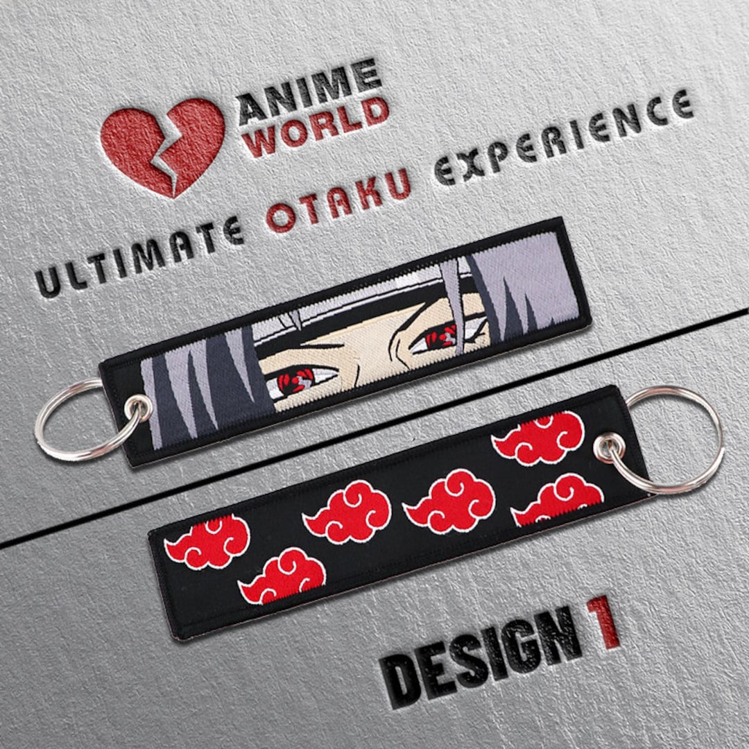 Embroidered Anime Jet Tag Keychains, Classic, Shonen, Seinen, Manga ...