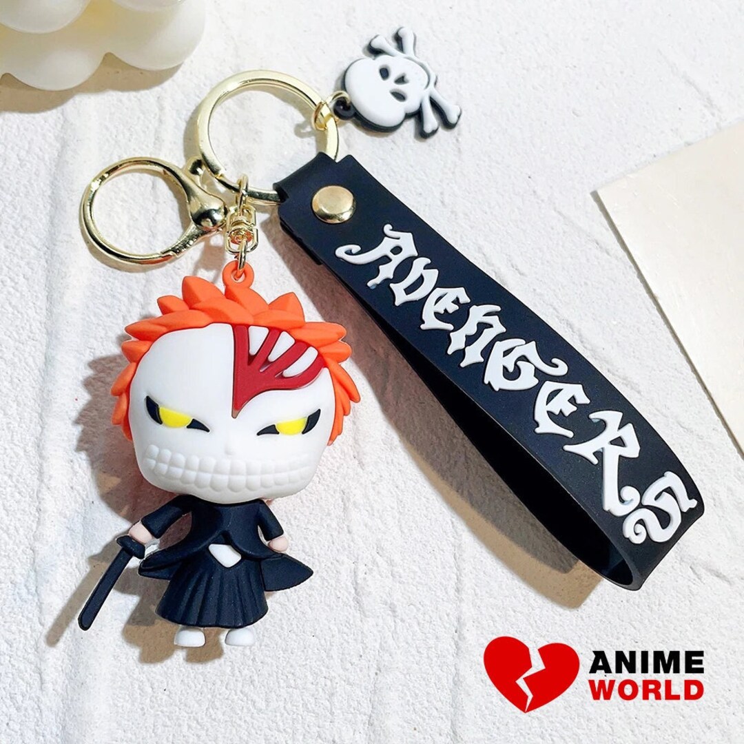 Classic Anime & Manga Silicone 3D PVC Keychains Shonen - Etsy