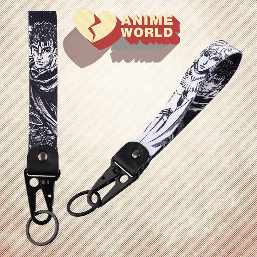 Anime Lanyard Jet Tag Keychain JDM, Classic Anime Embroidered Sew Key ...