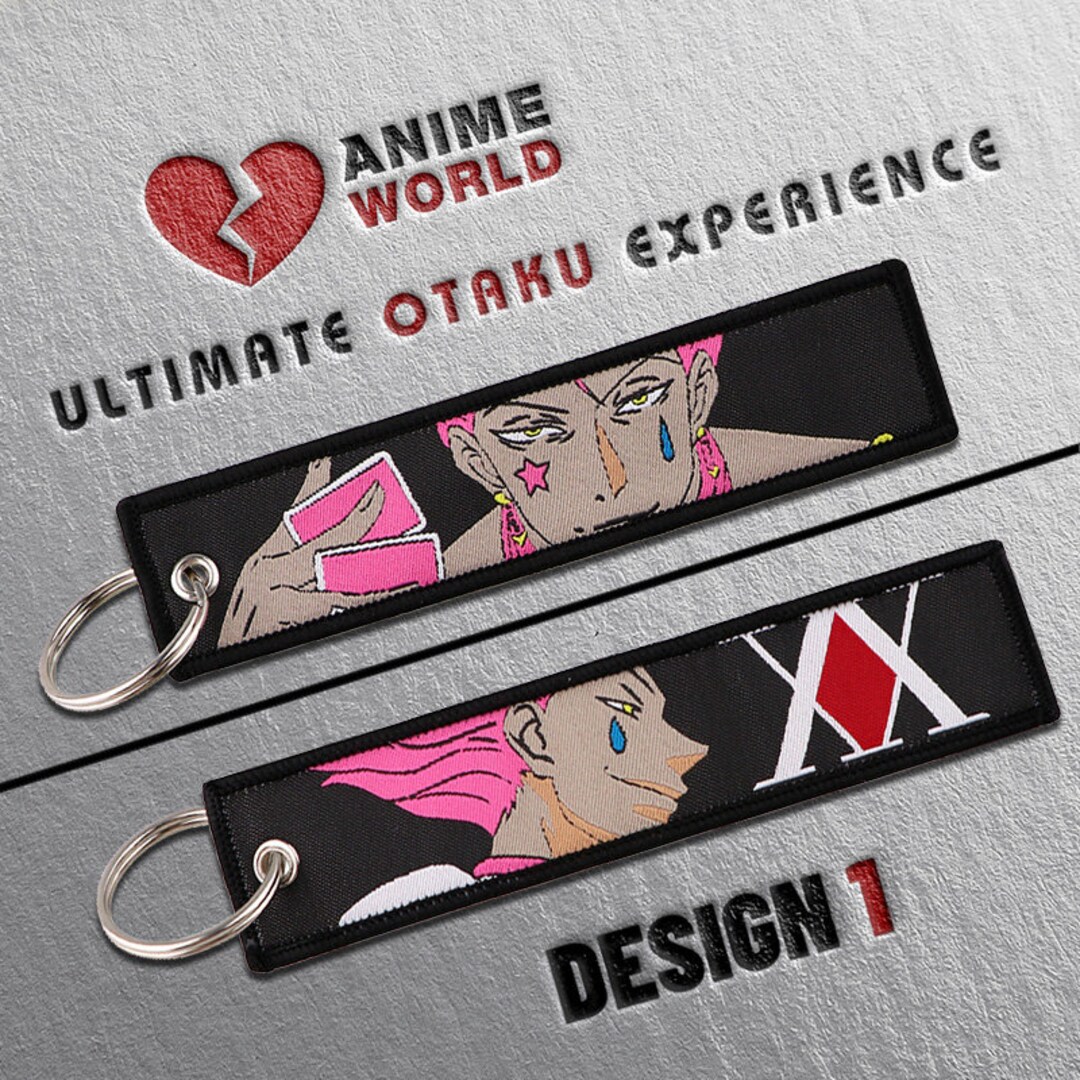 Embroidered Classic Anime Jet Tag Keychains Shonen Seinen - Etsy