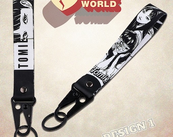 Anime Embroidered Jet Tag Keychain - Etsy