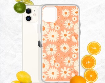 New iPhone 12 Case Handmade Real Pressed Lovely White Dried Flower ...