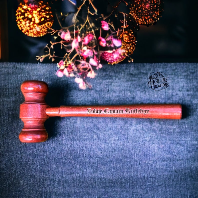 Mock Trial Gavel | Personalized Gavel | Legal Awards | Game Night Props ...