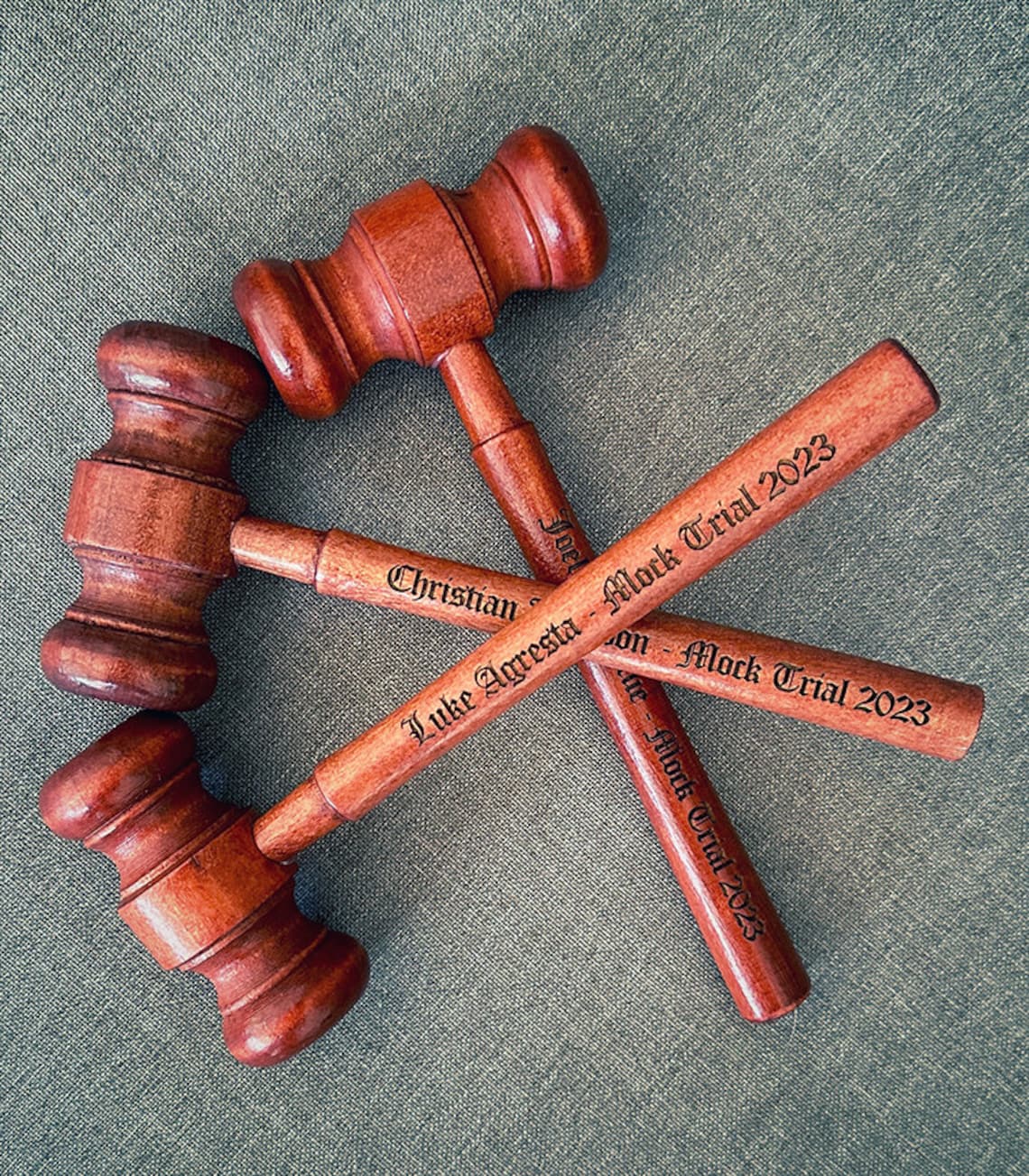 Mock Trial Gavel | Personalized Gavel | Legal Awards | Game Night Props ...