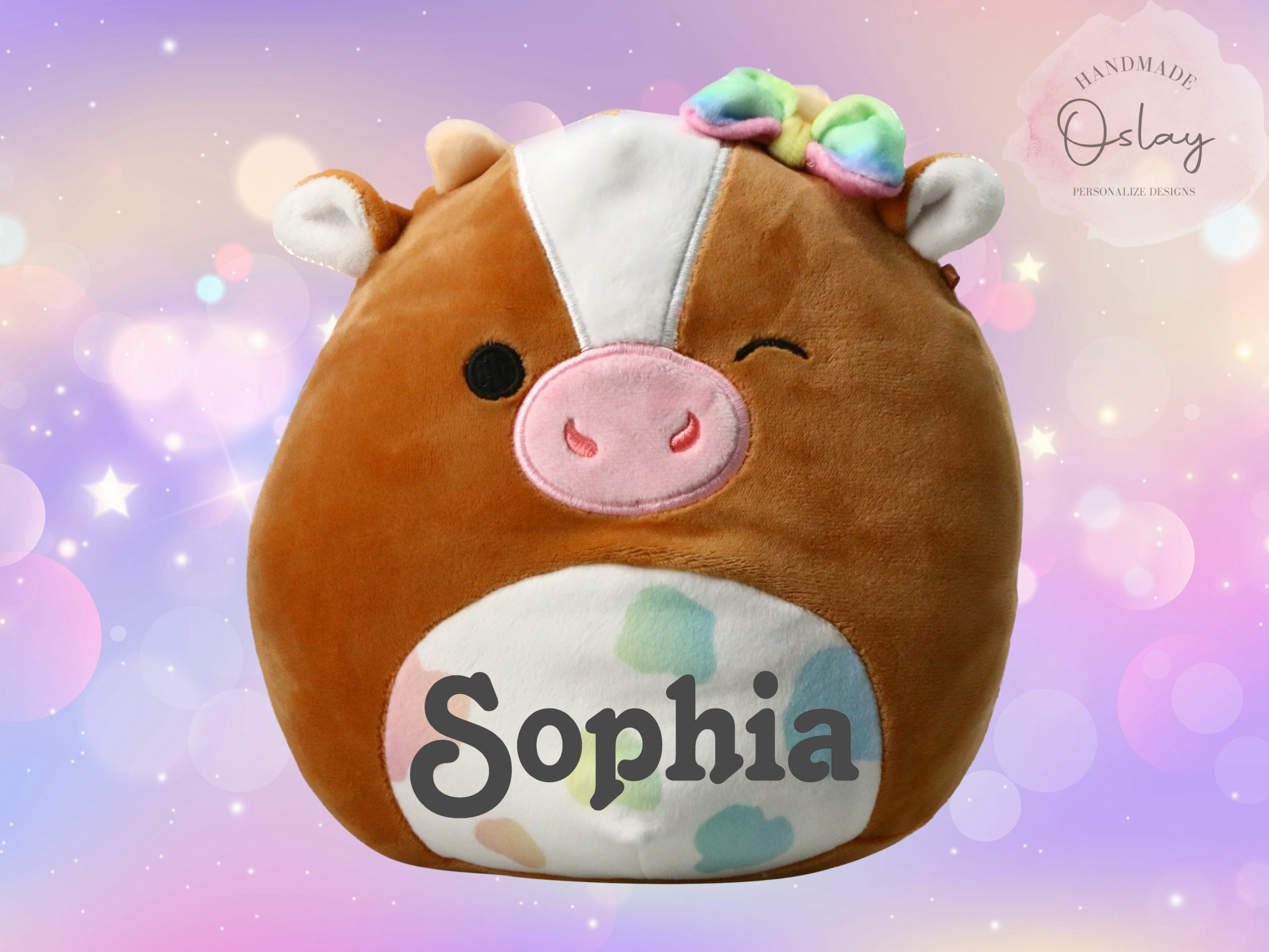7.5in Custom Squishmallow Personalized Squishmallows Allina - Etsy