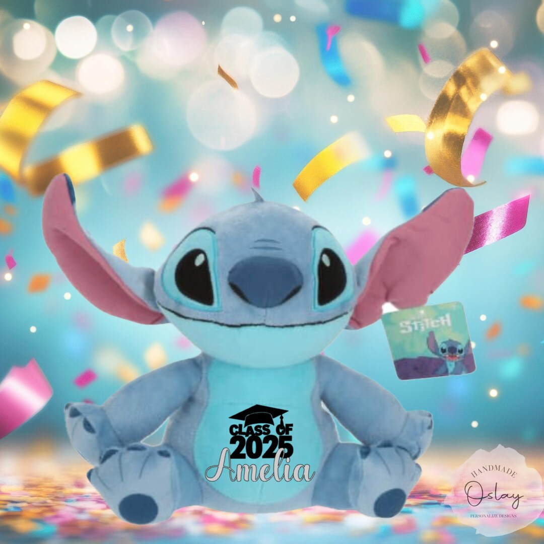 8 in Graduation Stitch Graduation Personalized Stitch and Angel Custom ...