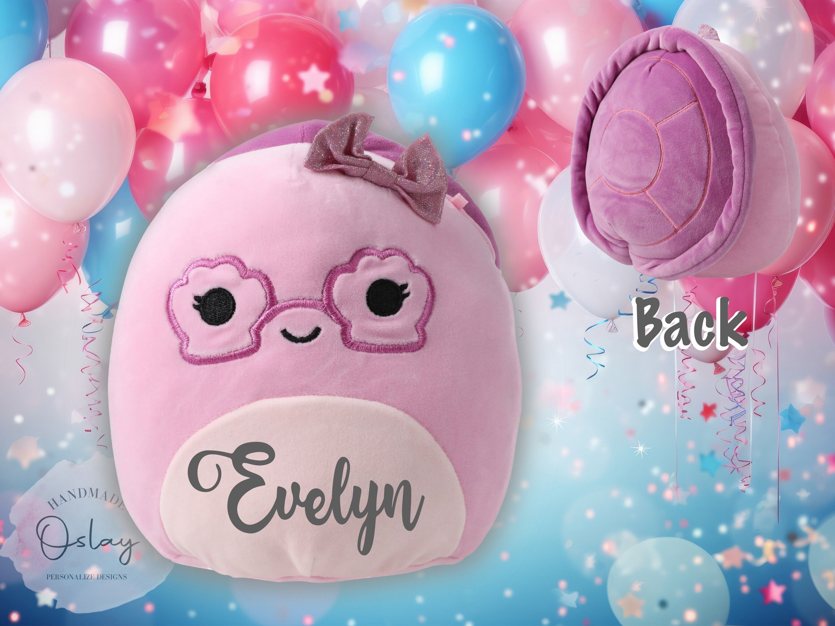 7.5 in Custom Squishmallows Personalized Plush Squishmallows Dottie ...