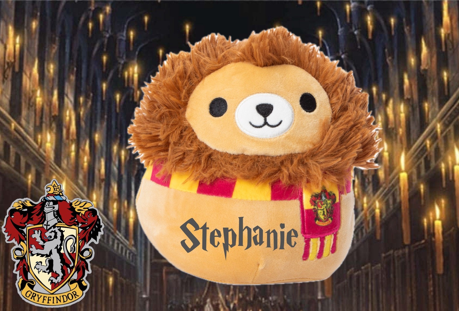 6.5in Custom Harry Potter Squishmallow Harry Potter Toy Custom ...