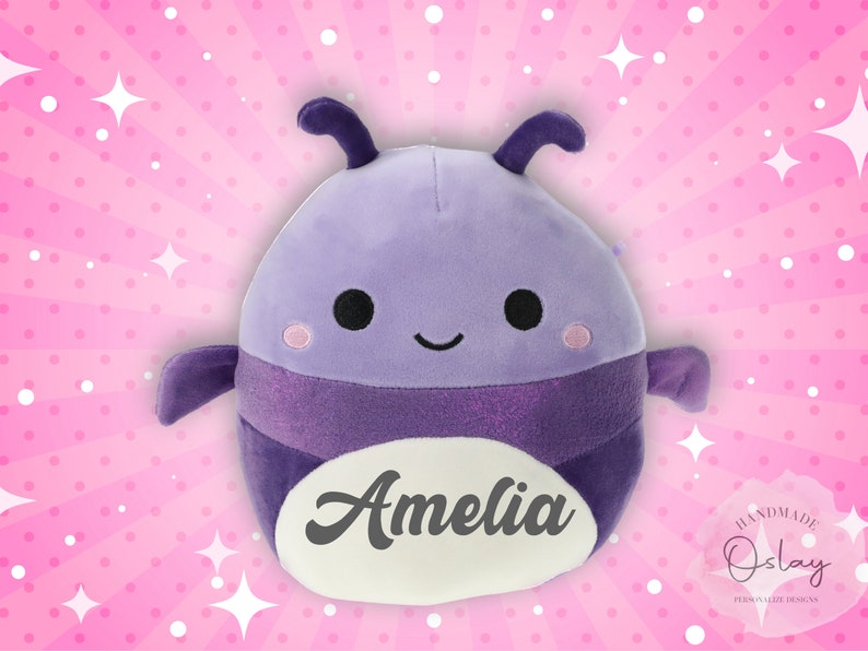7.5in Custom Squishmallow, Personalized Squishmallows Allina ...