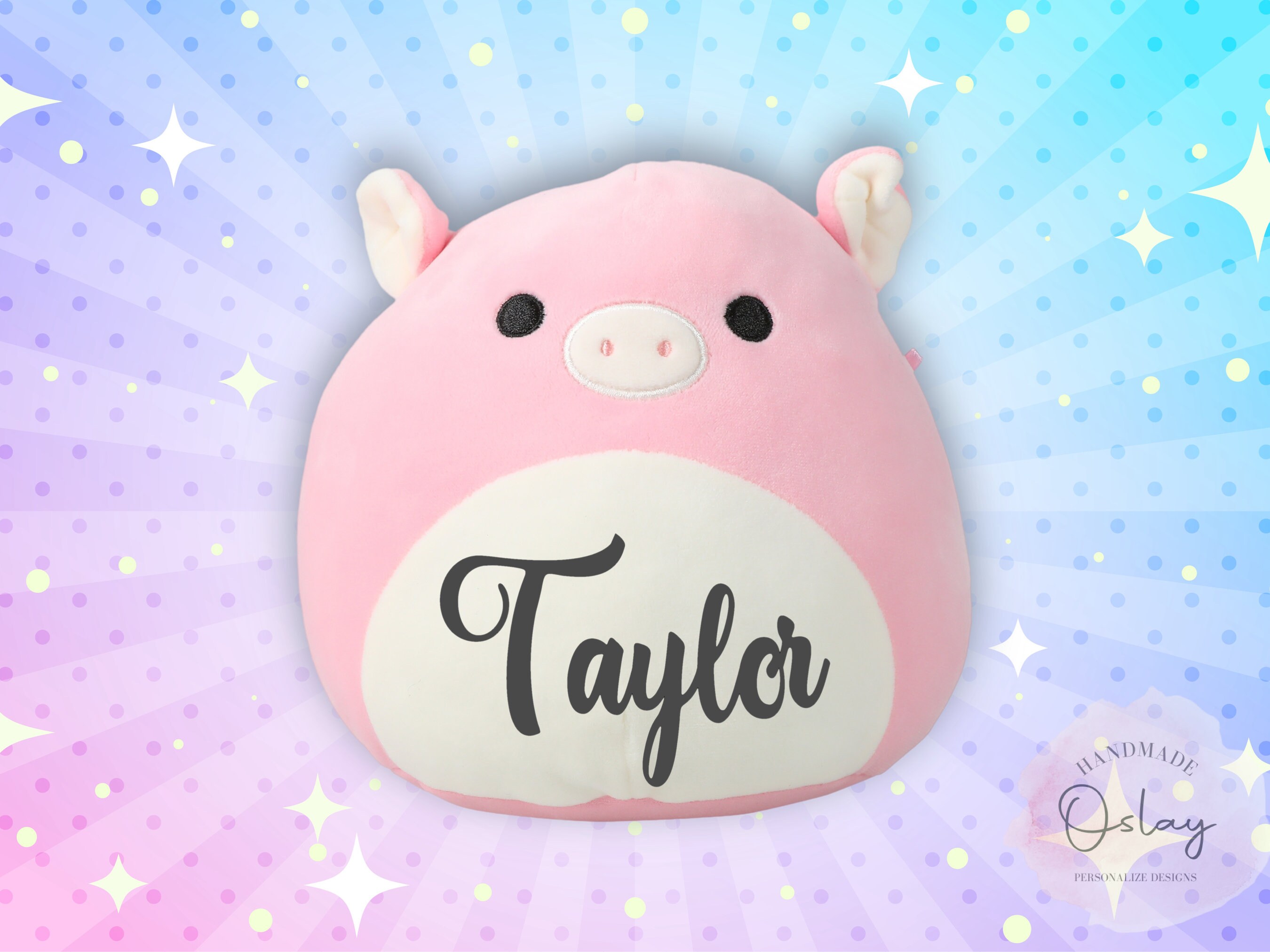 7.5in Custom Squishmallow, Squishmallows, Squishmallow Plushy, Dog ...