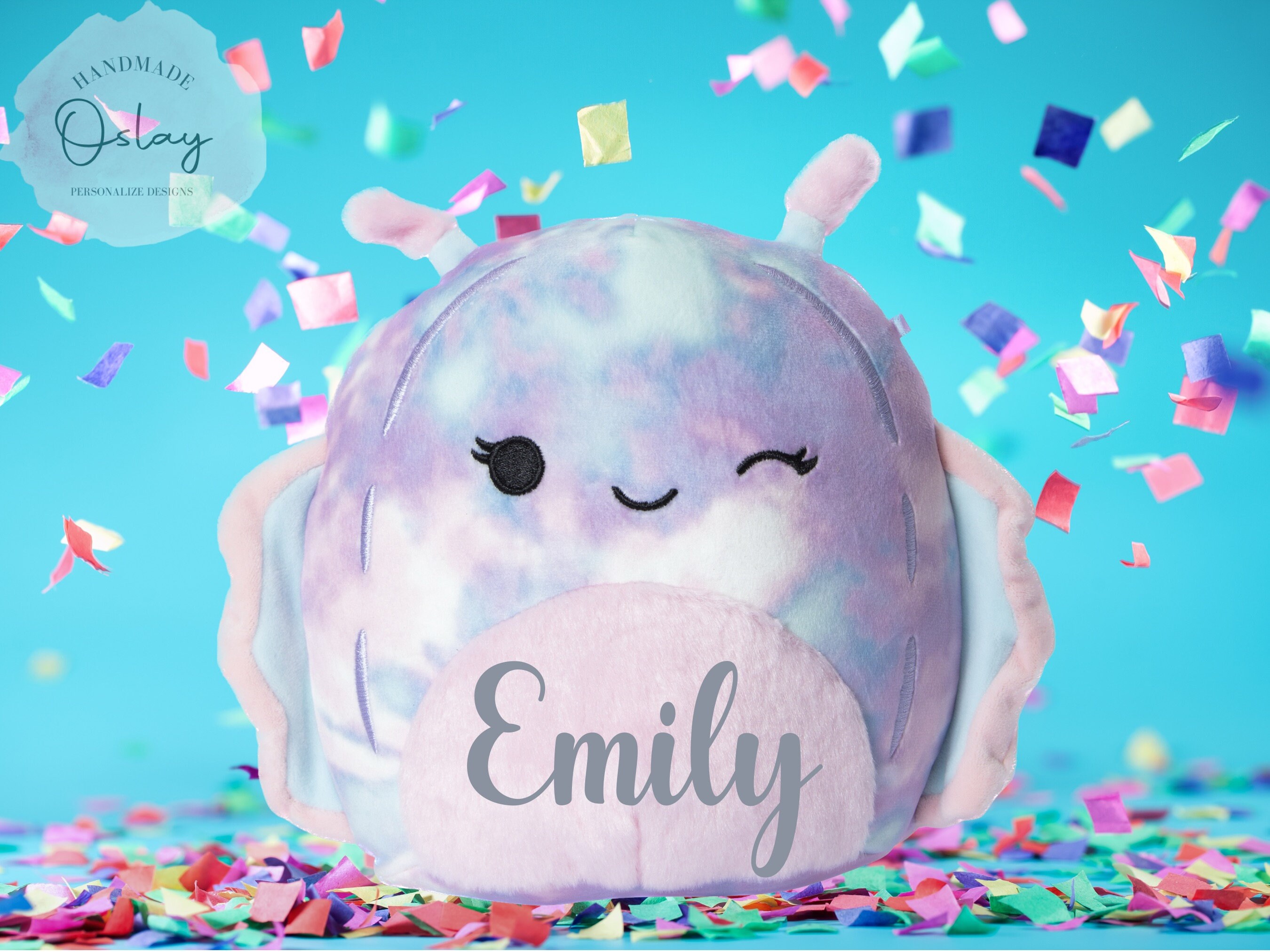 7.5in Custom Squishmallow Custom Plushie Squishmallow Birthday Party ...