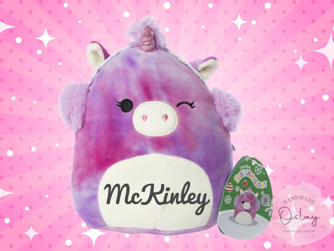 7.5in Custom Squishmallow Peety the Pig Custom Plush - Etsy