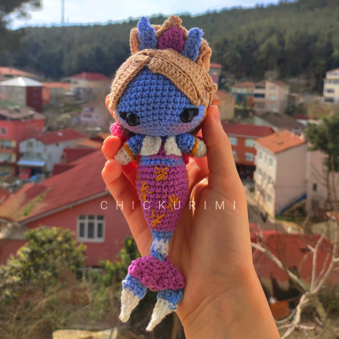 Handmade PSG Tidal Enchantress Amigurumi Doll - Gift for Gamers - Etsy