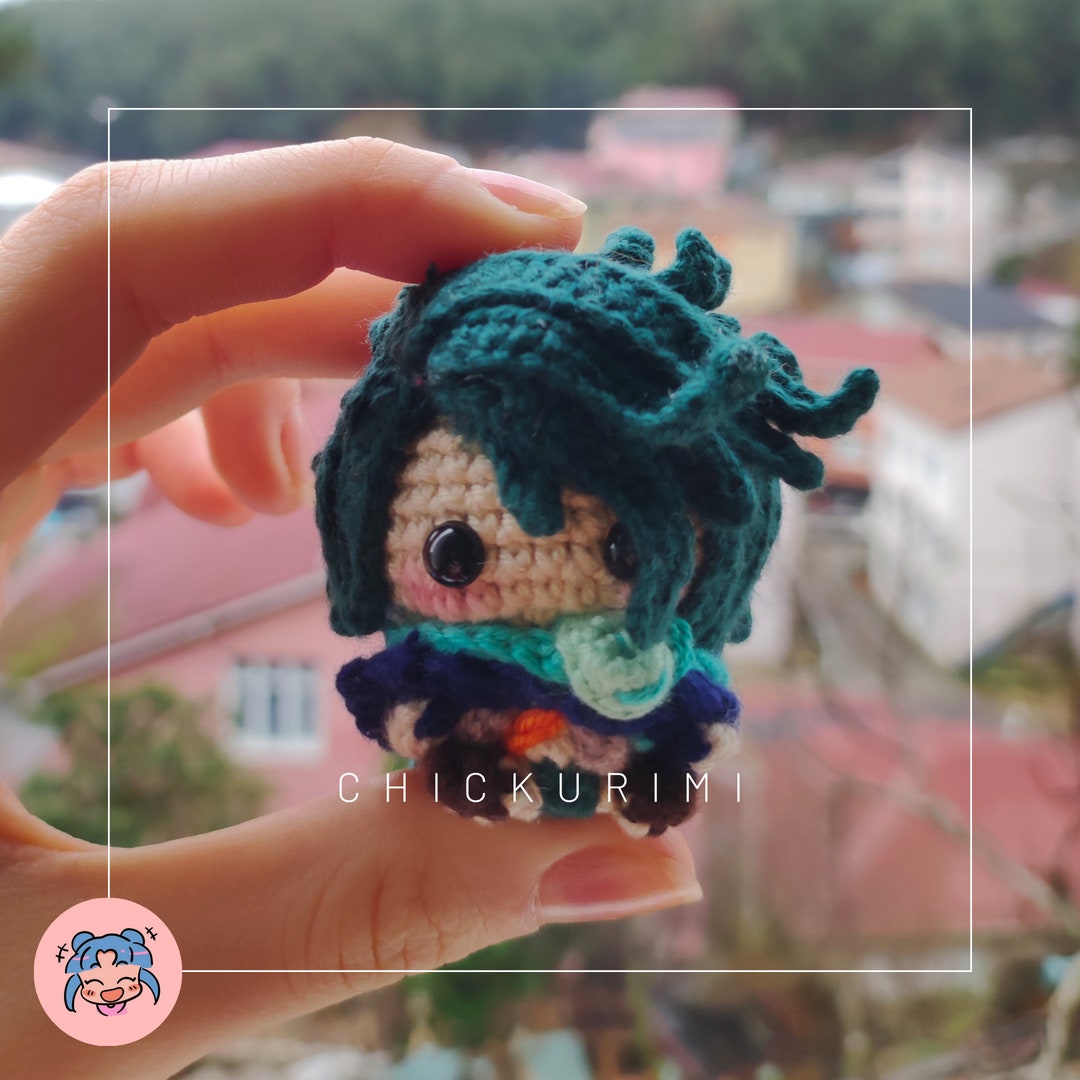 Handmade Tiny Ethereal Painter Amigurumi Doll Gift for Gamers - Etsy