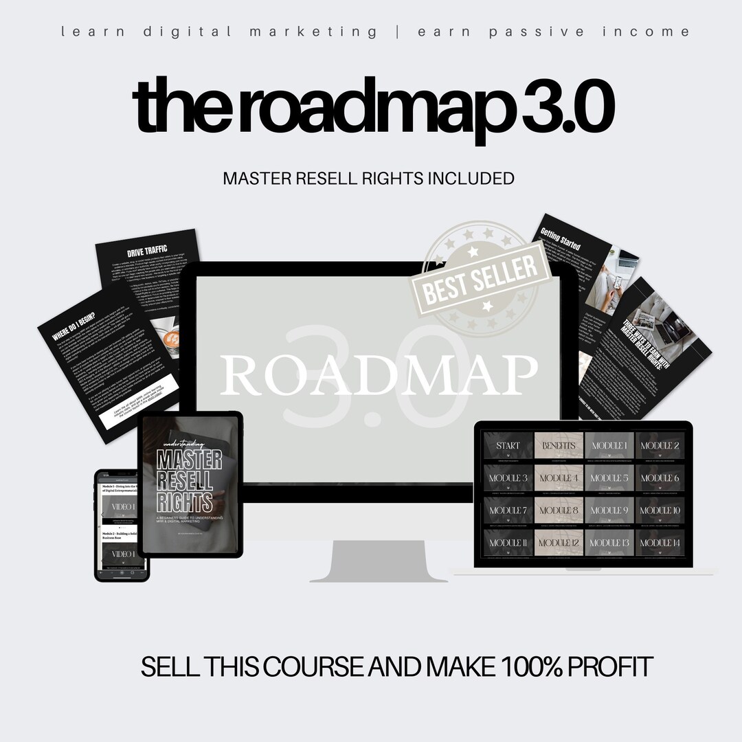 Roadmap to Riches 3.0: Master Resell Rights MRR Digital Marketing ...