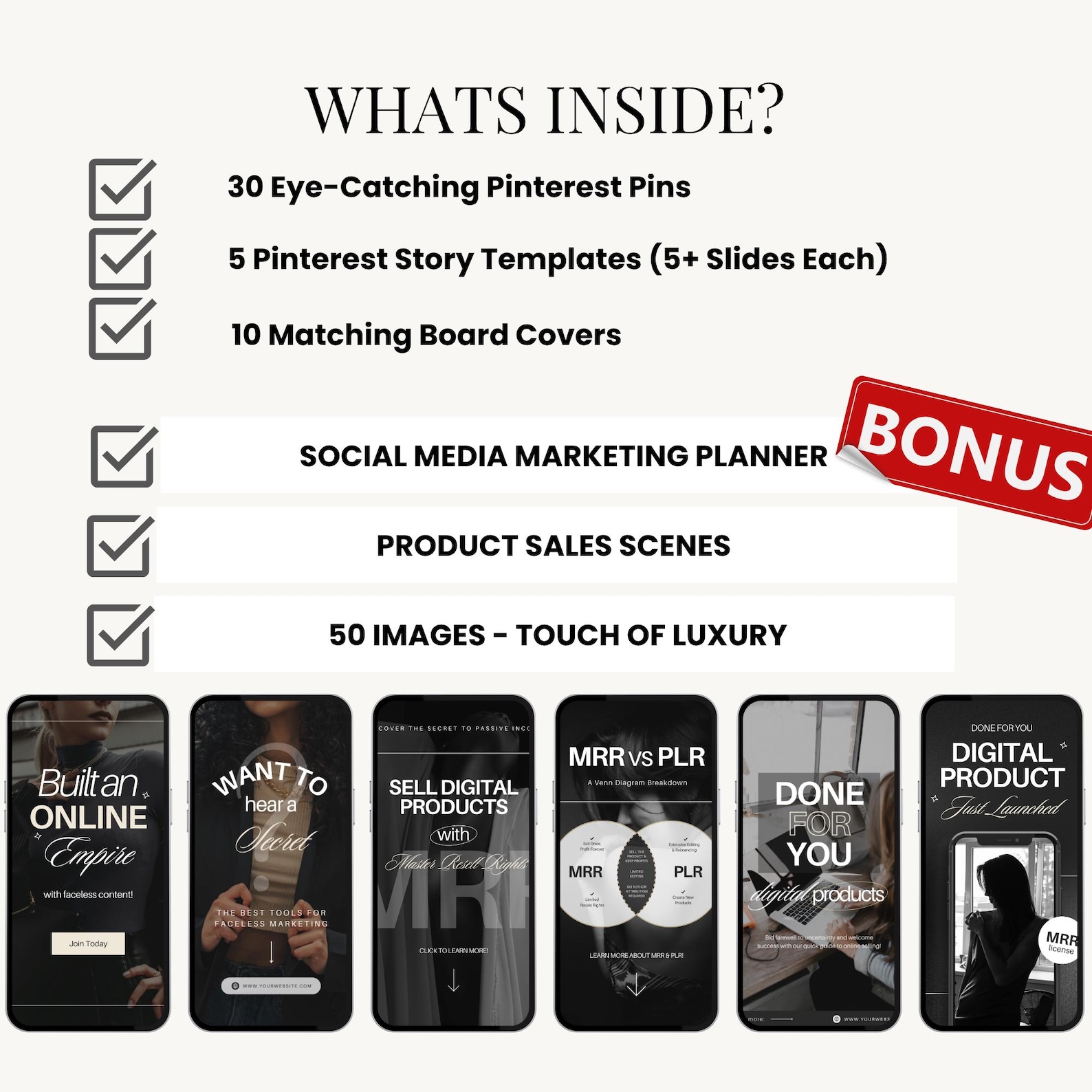 Faceless Pinterest Templates: DFY Canva Pins & Board Covers (digital ...