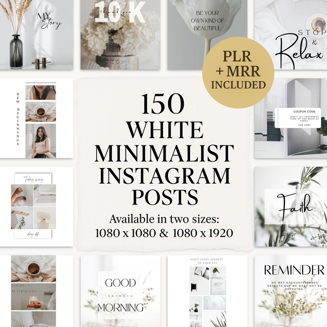 Faceless Stock Photos Neutral White Minimalist Content Bundle - Etsy