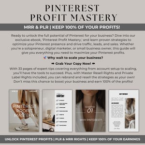 Pinterest Marketing Guide: PLR MRR Workbook for Business Growth (digital Download) - Etsy