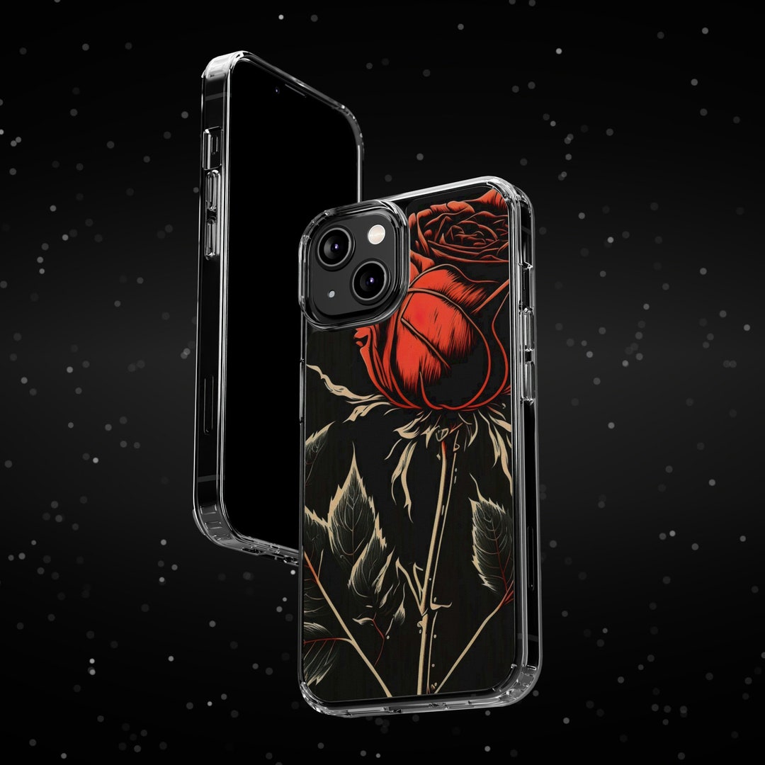 Single Rose Pop Art Phone Case - Etsy