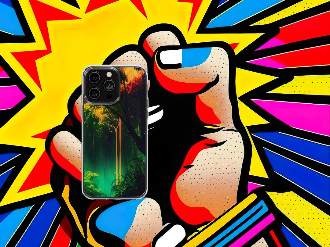 Rainforest Pop Art Phone Case - Etsy