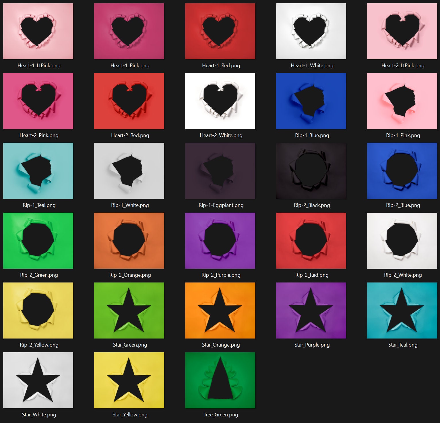 Wtfotografy the RIPPED PAPER OVERLAY Collection 28 Ripped Seamless ...